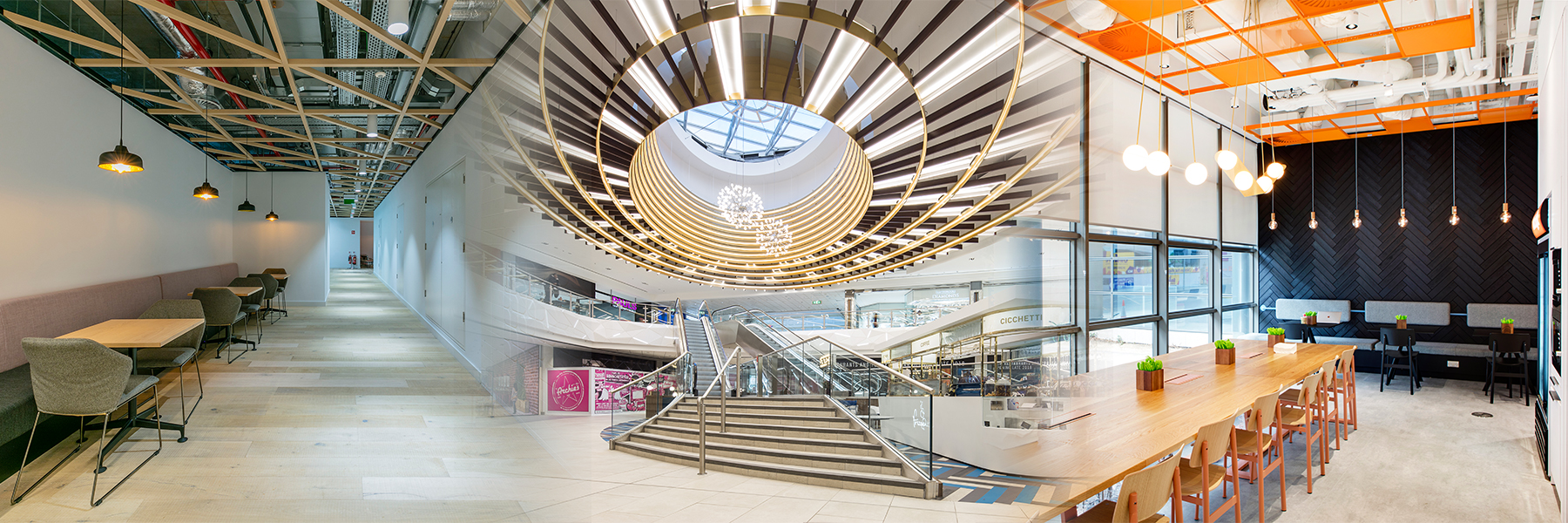 IMPROVED EXPOSURE WITH SAS OPEN GRID CEILING SYSTEMS